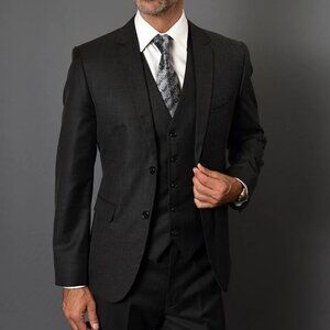 Statement | Suits & Blazers | Mens 2 Button Slim Fit Vested Suit In ...